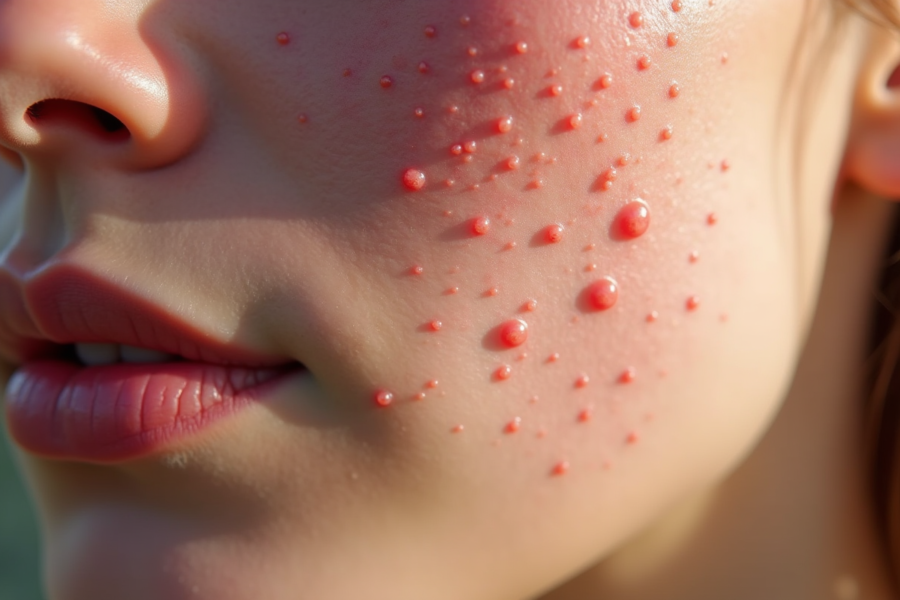 Boutons : quelle maladie les fait apparaître ? - Le Portail de la Santé